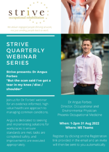 Latest New - Strive Occupational Rehabilitation - Queensland