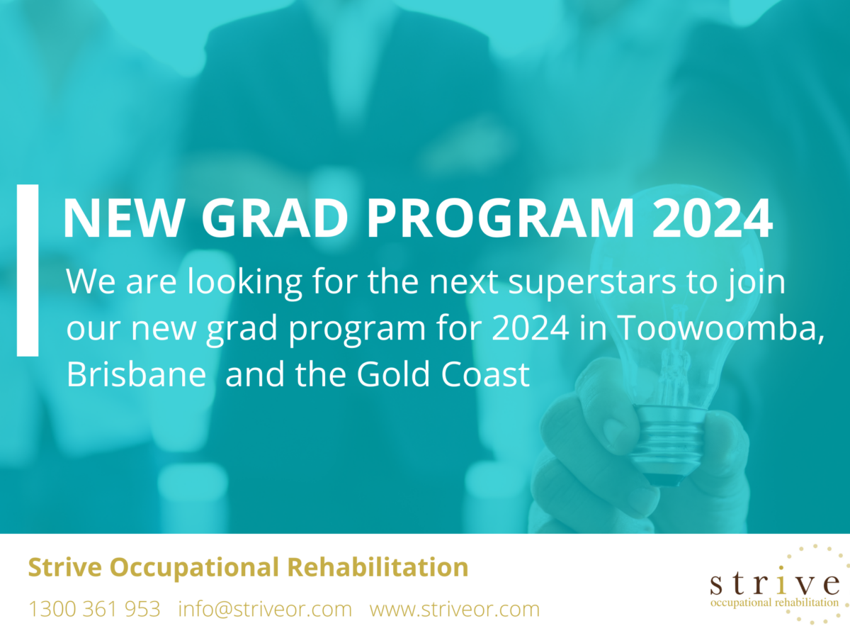Jobs & Careers | Work With Strive Occupational Rehabilitation | Queensland