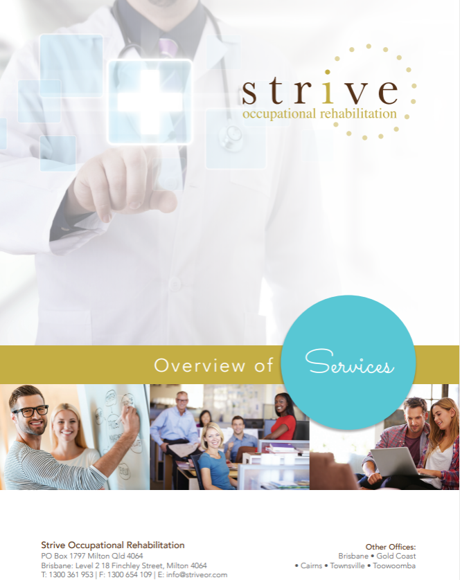 Strive Service Guides - Strive Occupational Rehabilitation